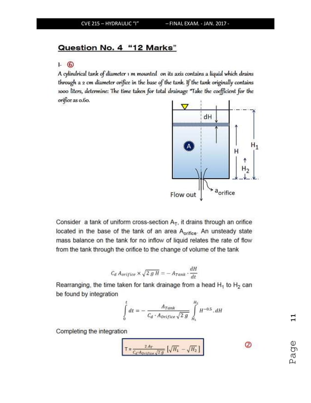 Problem solving in fluid mechanics | DOCX