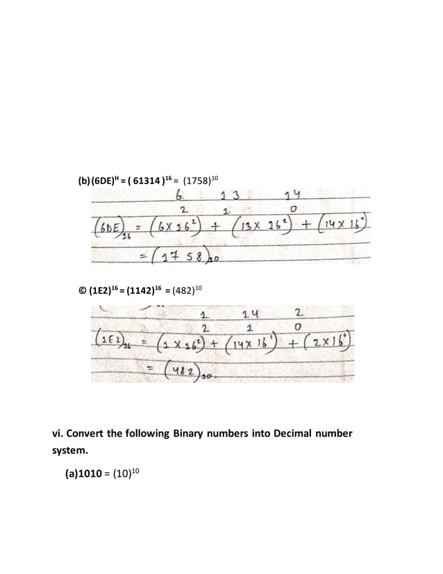 solved questions of binary system | DOCX solved questions of binary system | DOCX