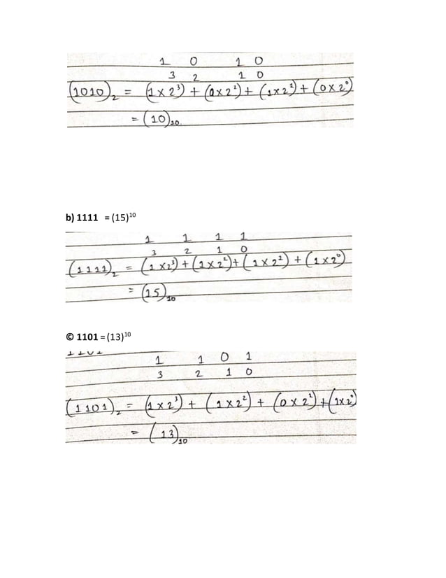 solved questions of binary system | DOCX solved questions of binary system | DOCX