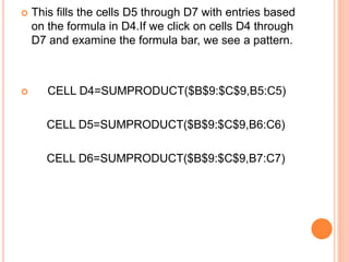 Solution of a simplex problem using excel | PPTX
