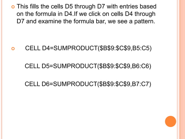 Solution of a simplex problem using excel | PPTX