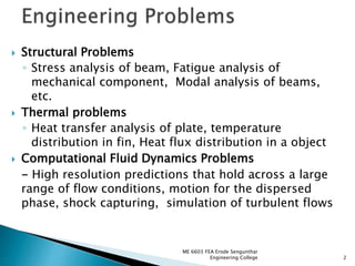 Solution of engineering problems | PPTX