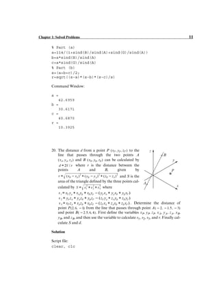 Solution of matlab chapter 1 | PDF