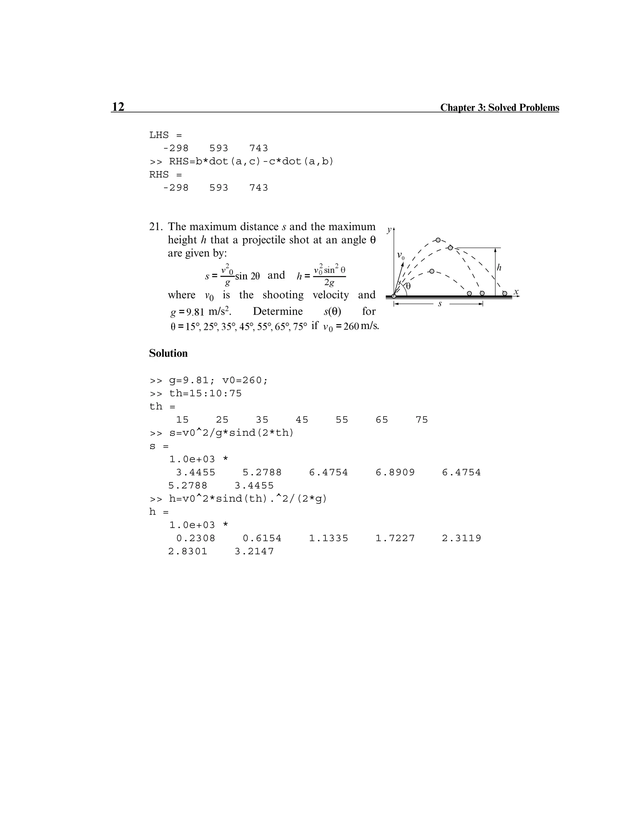 Solution of matlab chapter 3 | PDF