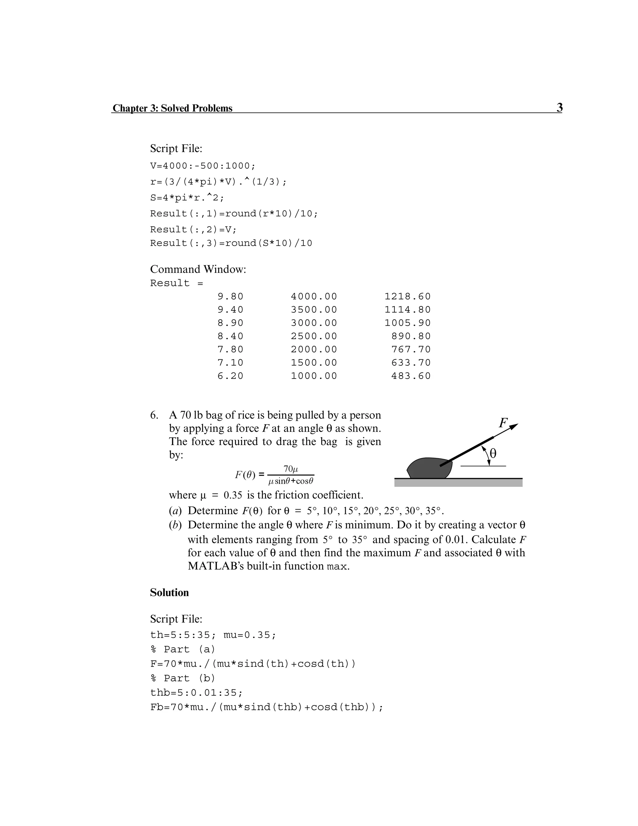 Solution of matlab chapter 3 | PDF