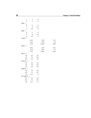 Solution of matlab chapter 3 | PDF