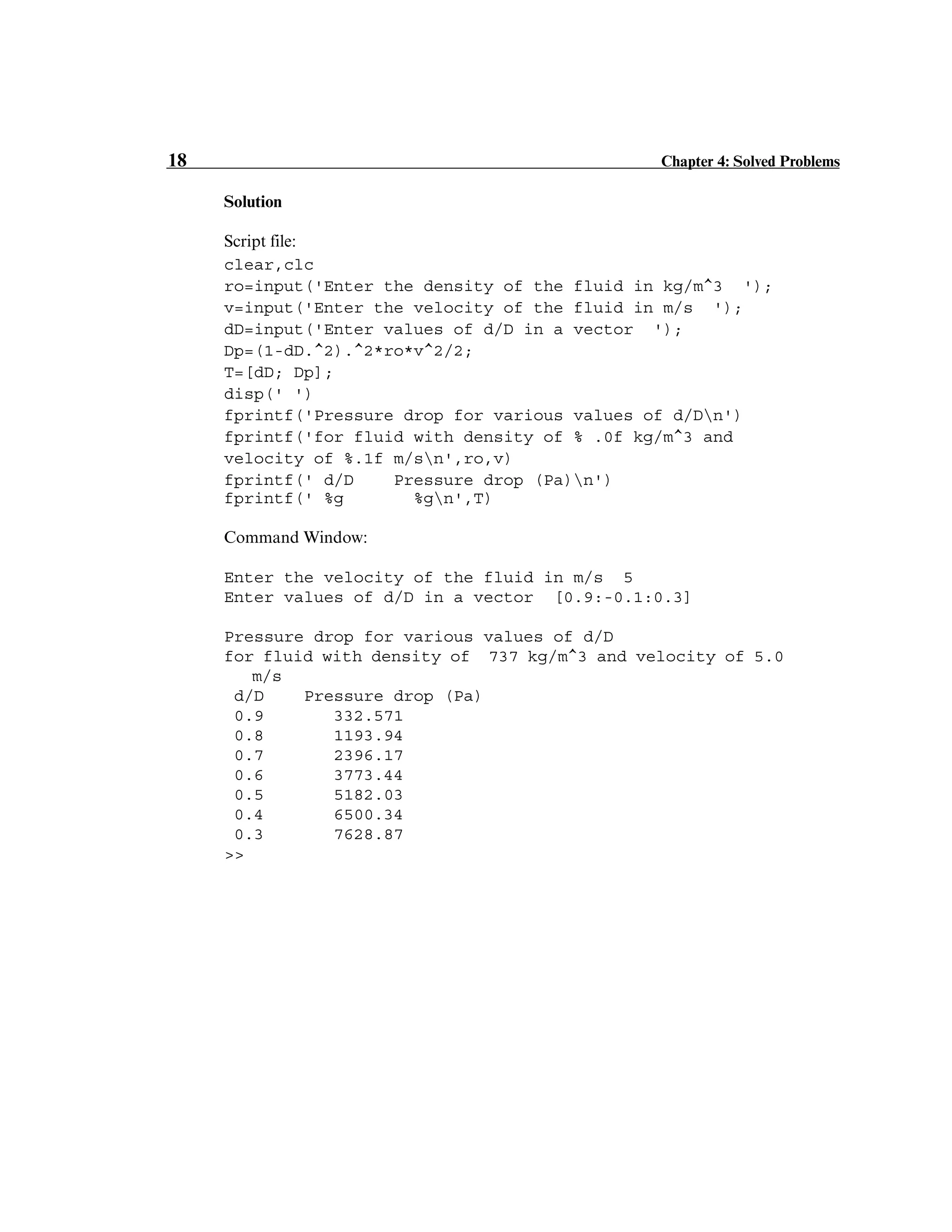 Solution of matlab chapter 4 | PDF