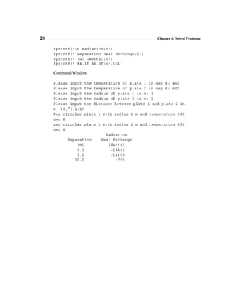 Solution of matlab chapter 4 | PDF
