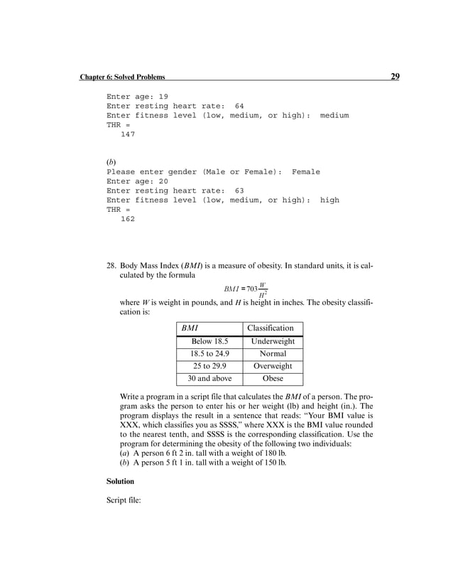 Solution of matlab chapter 6 | PDF
