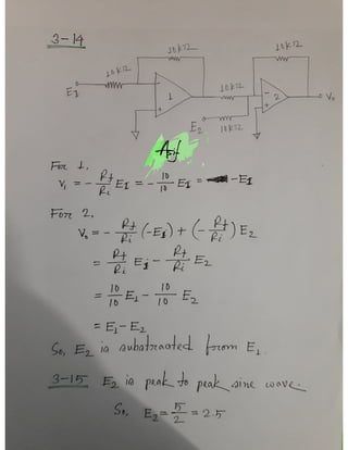 Solution of operational amplifier & linear integrated circuits 6th edition by coughlin | PDF