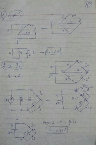 Electric Circuits Class (Solution of Problem set C) | PDF