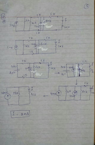 Electric Circuits Class (Solution of Problem set C) | PDF