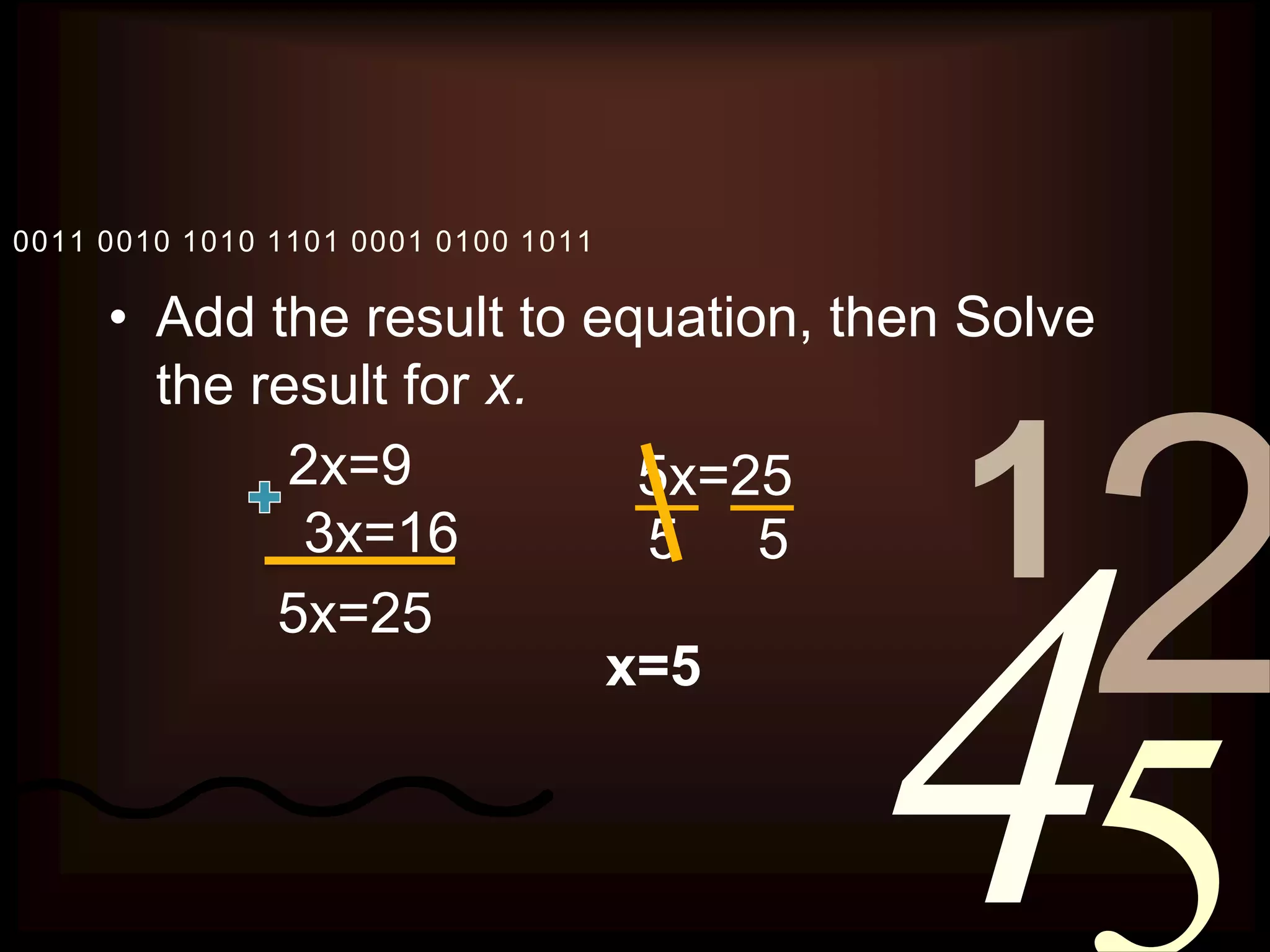 Solution of system of linear equations by elimination | PPTX