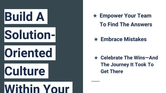 AGILE: Solution Oriented Approach in Leadership | PPT