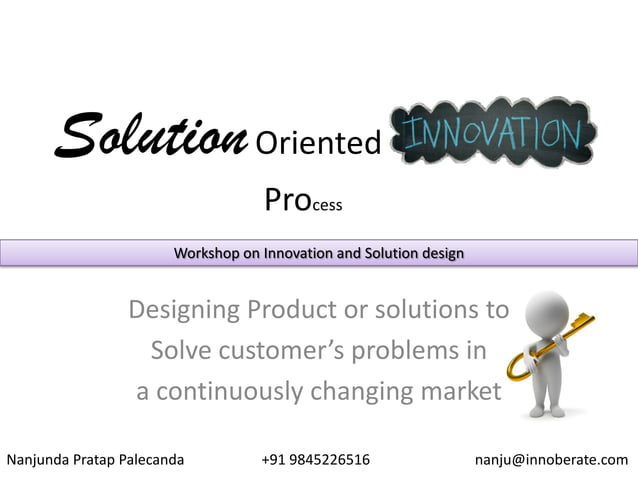 Solution oriented innovation process web (Innoberate.com) | PPT