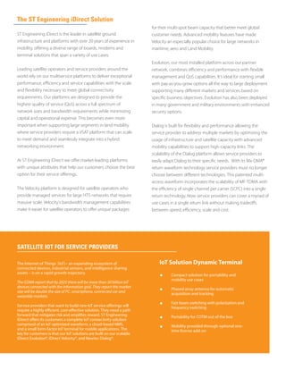 ST Engineering iDirect: Solution Overview: Land Mobility Market | PDF