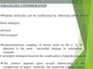 Solution phase peptide synthesis | PPTX