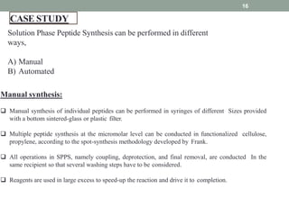 Solution phase peptide synthesis | PPTX