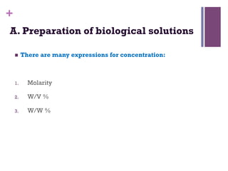 Chemical Laboratory Solution Preparation Presentation | PDF