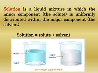 Solution preparations | PPTX | Chemistry | Science