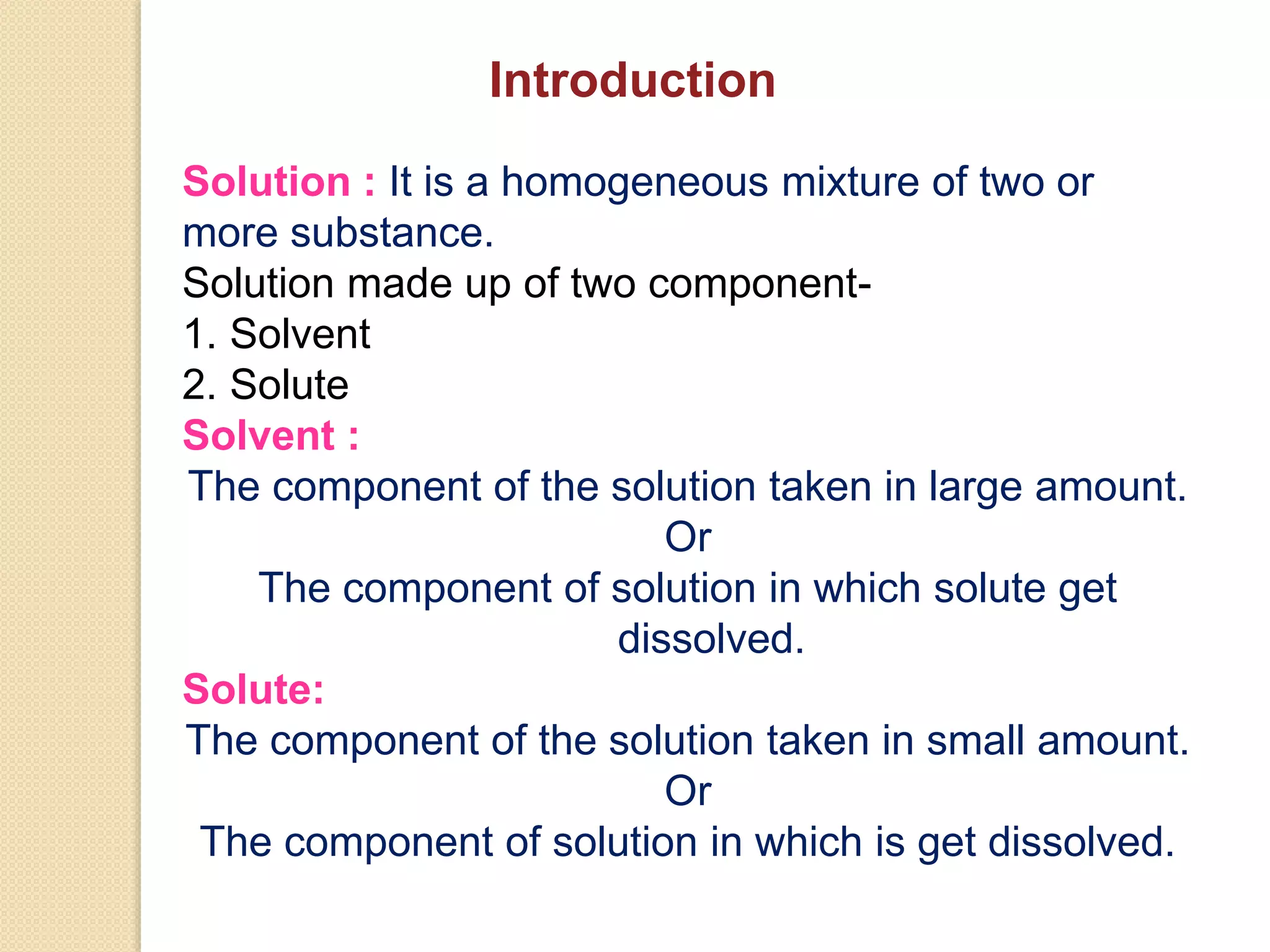 Solution preperation | PPT