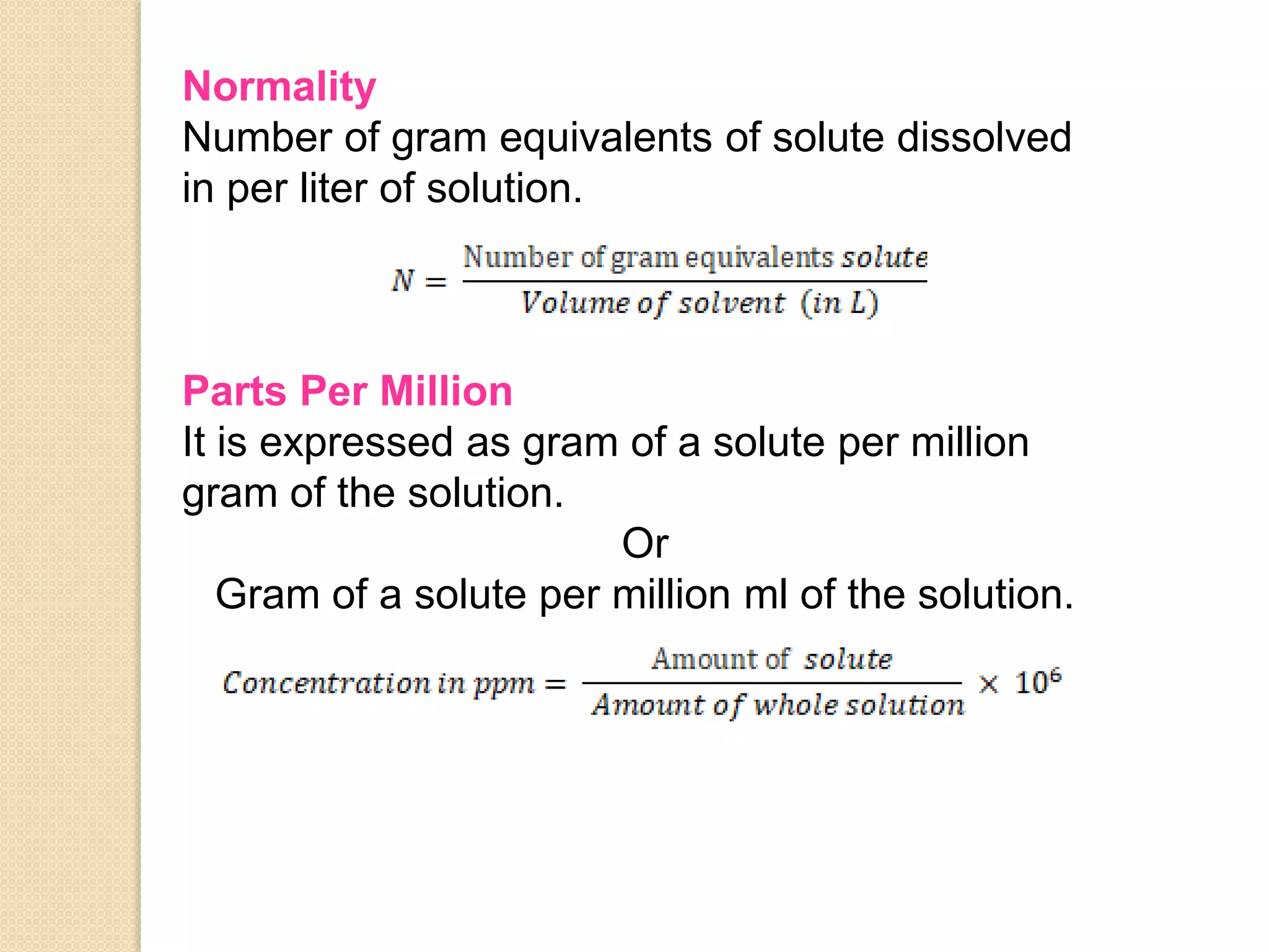 Solution preperation | PPT