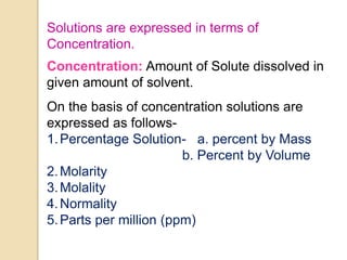 Solution preperation | PPT