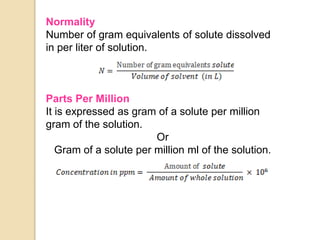 Solution preperation | PPT