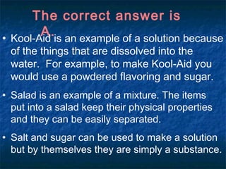Solutions | PPT | Chemistry | Science