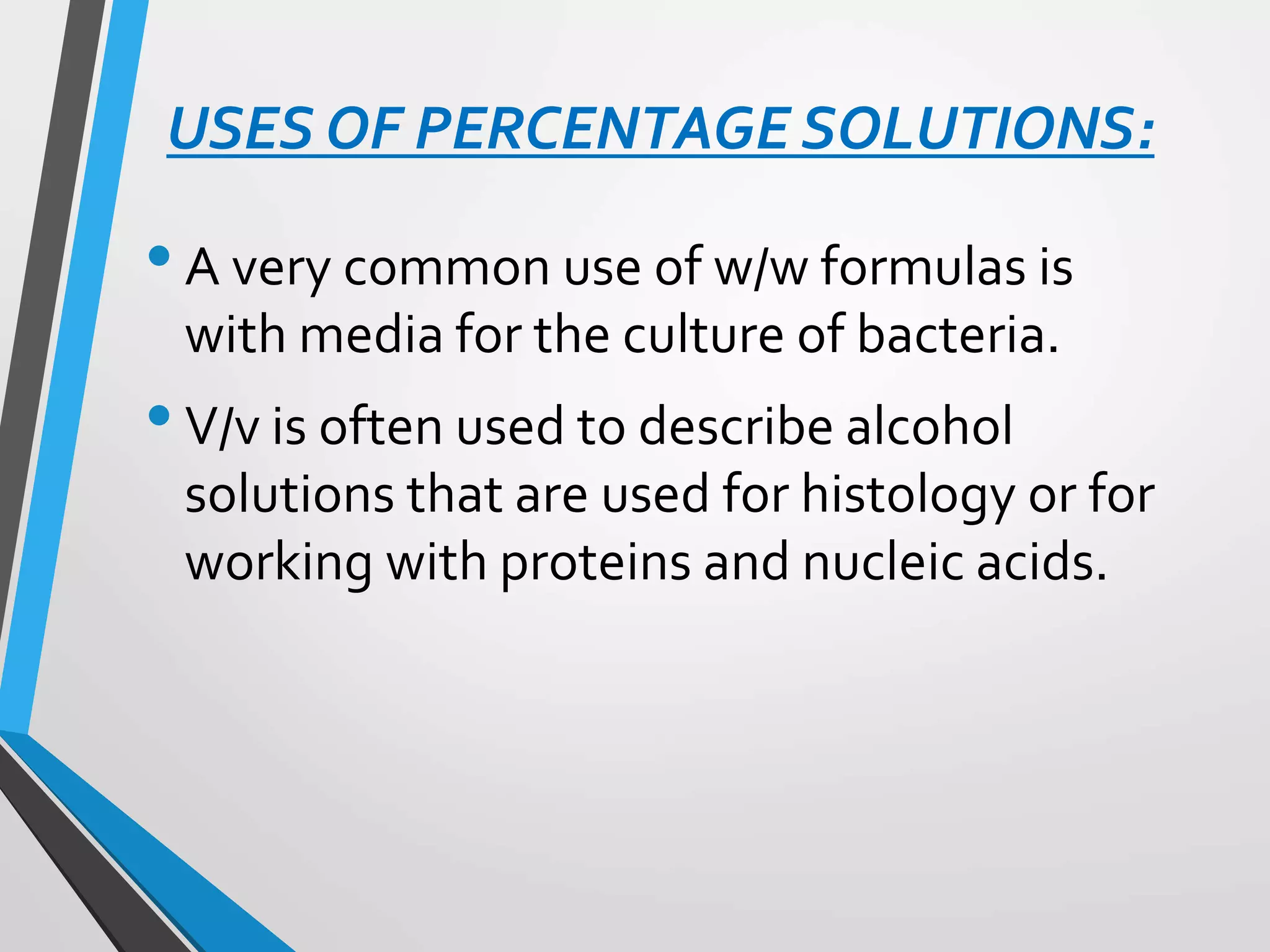 Preparation Of Solutions | PPTX