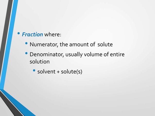 Preparation Of Solutions | PPTX | Chemistry | Science