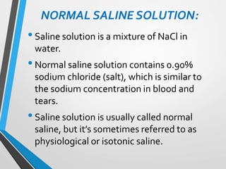 Preparation Of Solutions | PPTX