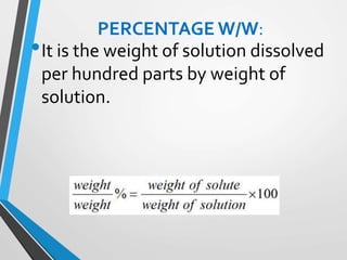 Preparation Of Solutions | PPTX