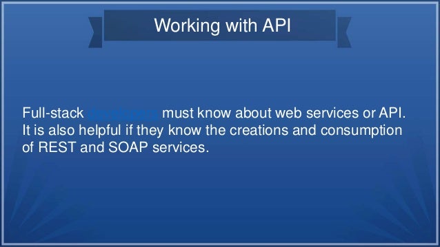 Full Stack Web Developer | PPT