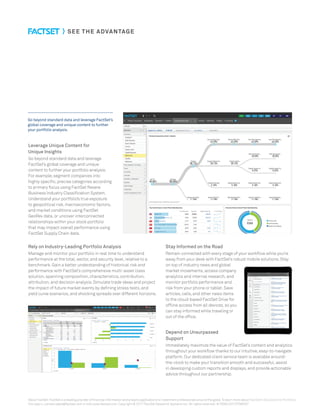 Solutions for portfolio managers brochure | PDF