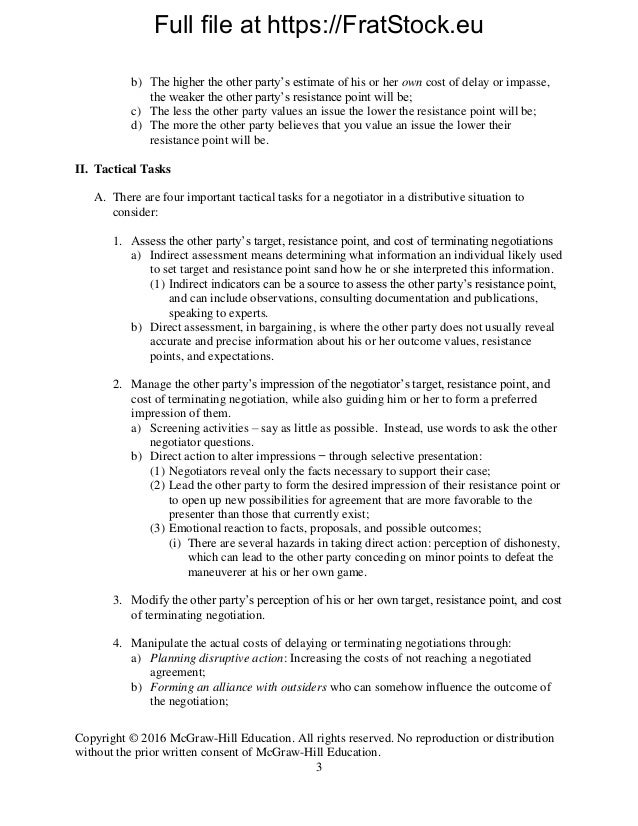 Essentials of Negotiation 6th edition by Lewicki Barry Saunders solut…