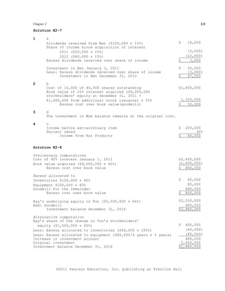 Solutions Manual for Advanced Accounting 11th Edition by Beams | PDF