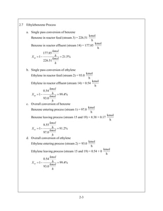 Solutions Manual for Analysis Synthesis And Design Of Chemical ...