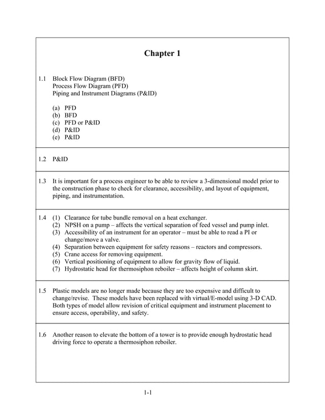 Solutions Manual for Analysis Synthesis And Design Of Chemical ...