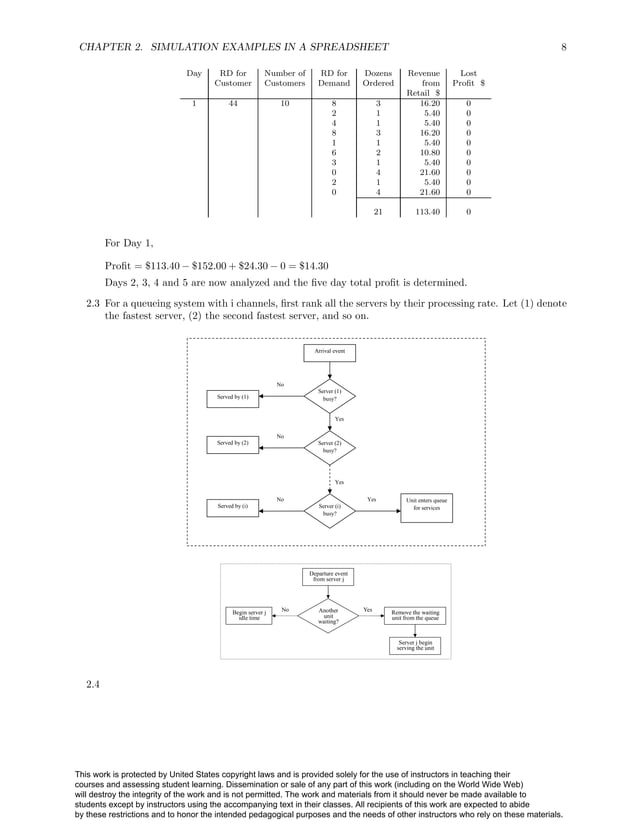 Solutions Manual for Discrete Event System Simulation 5th Edition by Banks | PDF | Homework and ...