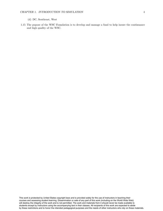 Solutions Manual for Discrete Event System Simulation 5th Edition by Banks | PDF | Homework and ...