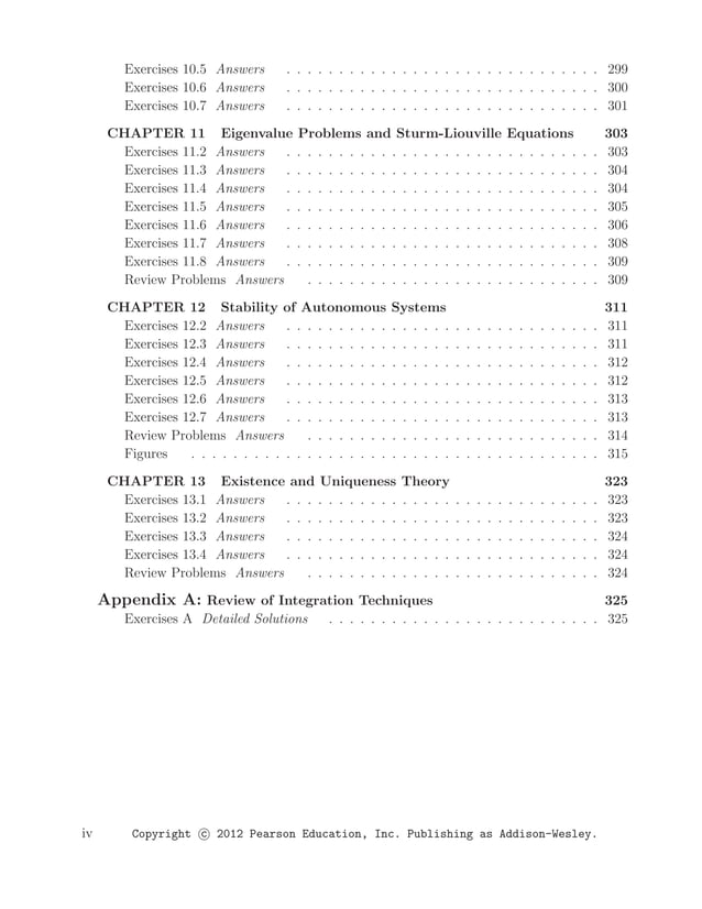Solutions Manual for Fundamentals Of Differential Equations 8th Edition ...