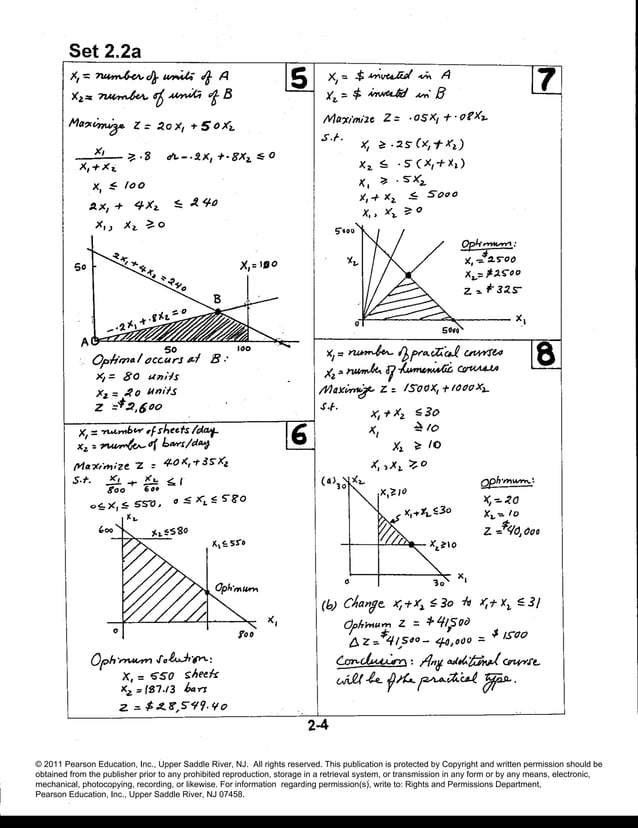 Solutions Manual for Introduction Operations Research 9th Edition by ...