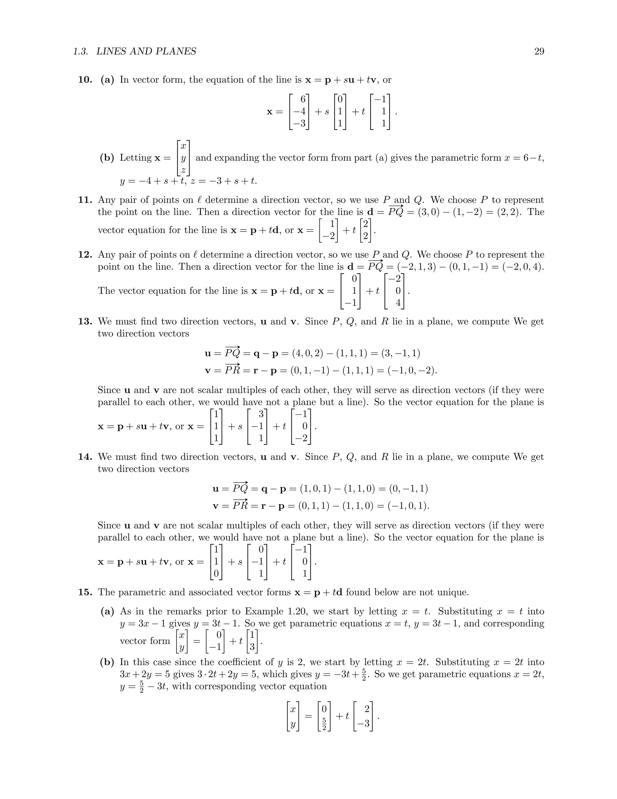 Solutions Manual for Linear Algebra A Modern Introduction 4th Edition by David Poole | PDF
