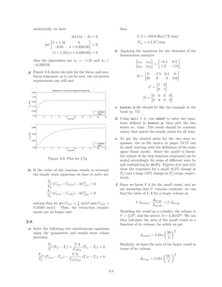Solutions Manual for Process Control Modeling Design And Simulation 1st Edition by Bequette | PDF
