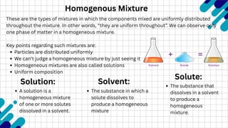 Types of Mixtures: Homogeneous & Heterogenous.pdf