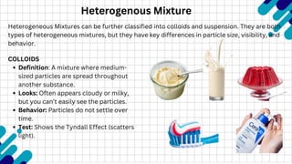 Types of Mixtures: Homogeneous & Heterogenous.pdf