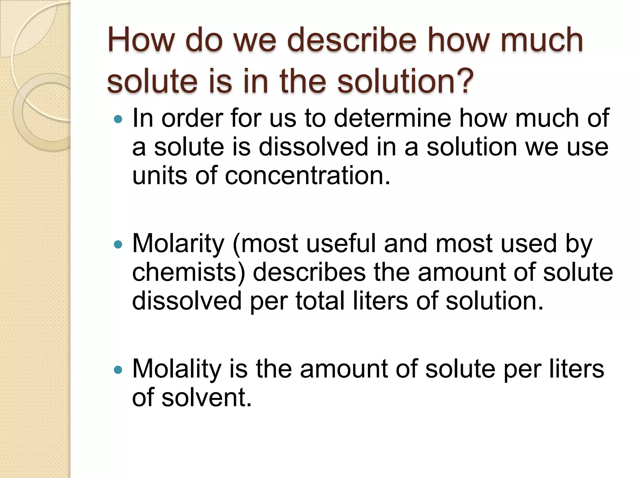 Solutions and colligative properties | PPTX