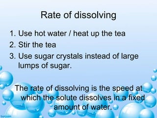 Solutions and suspensions | PPTX