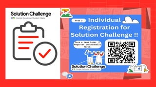 Solutions Challenge 2024 kickoff Event's Presentation | PPT